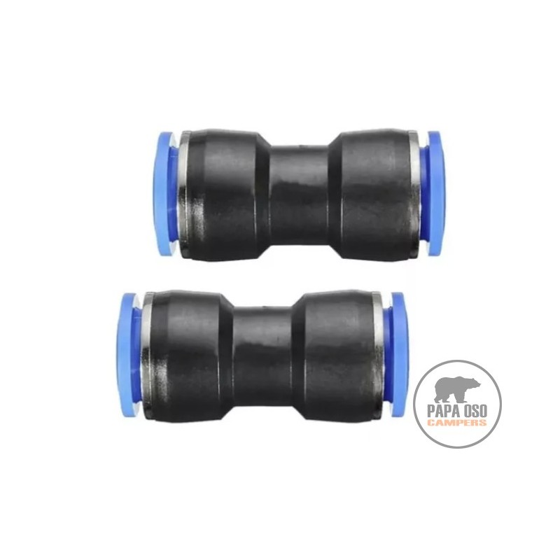 unión recta tubing 12mm